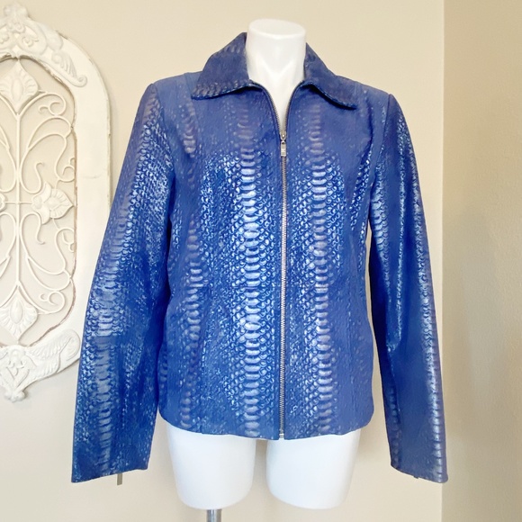 Pamela McCoy | Jackets & Coats | Pamela Mccoy Wms Purple Blue Shimmer ...